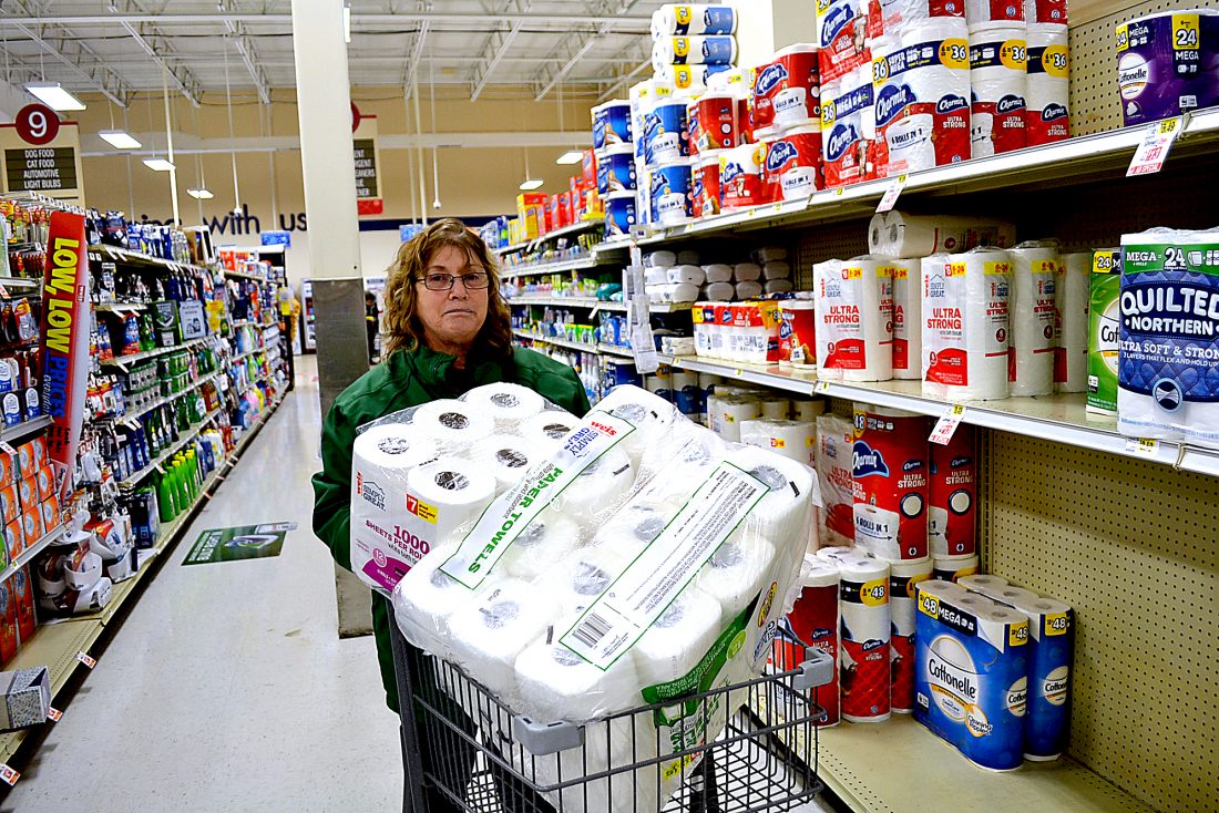 Toilet Paper Flying Out Of Stores As Residents Stock Up Due To Virus toilet-paper-flying-out-of-stores-as-residents-stock-up-due-to-virus